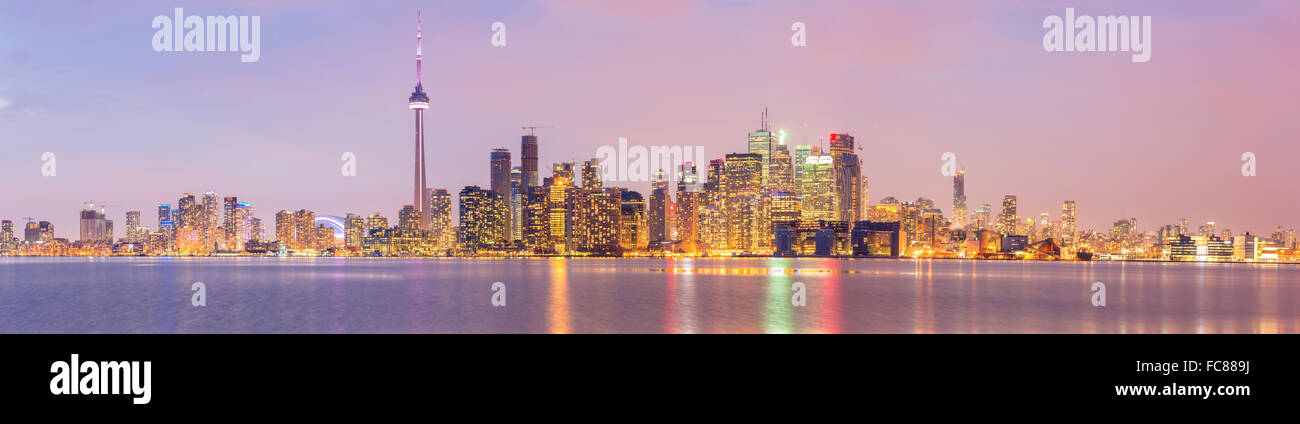 Toronto Skyline panorama Stock Photo - Alamy