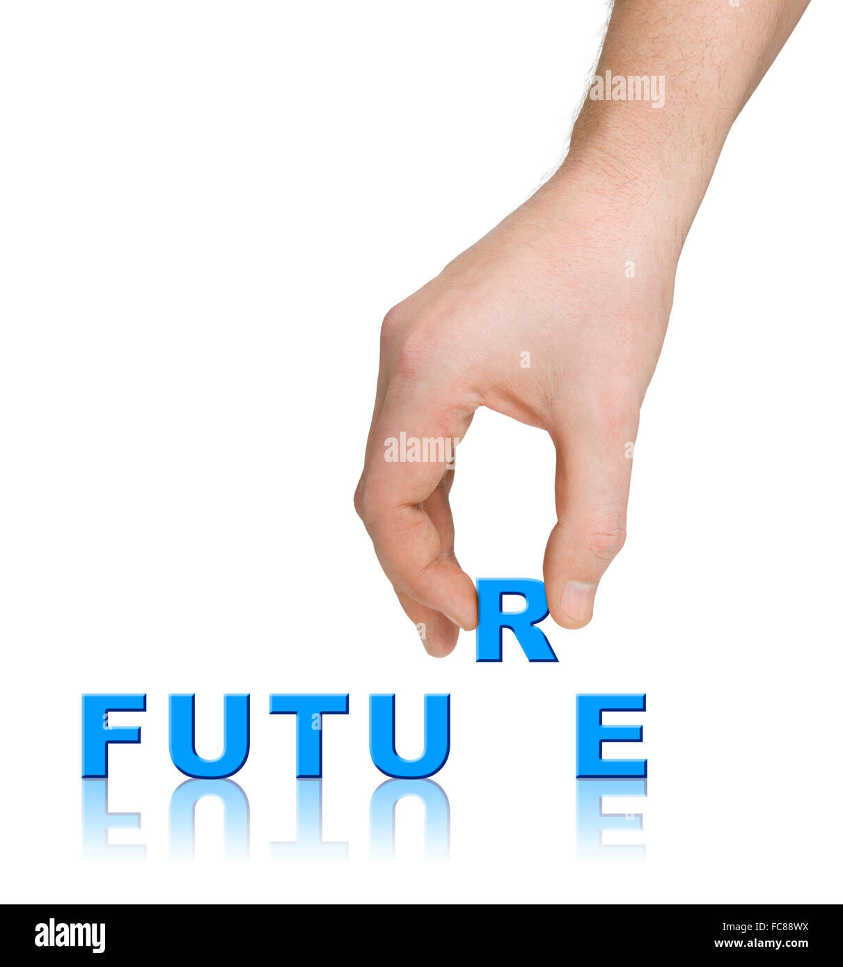 Hand installing Cut Out Stock Images & Pictures - Alamy