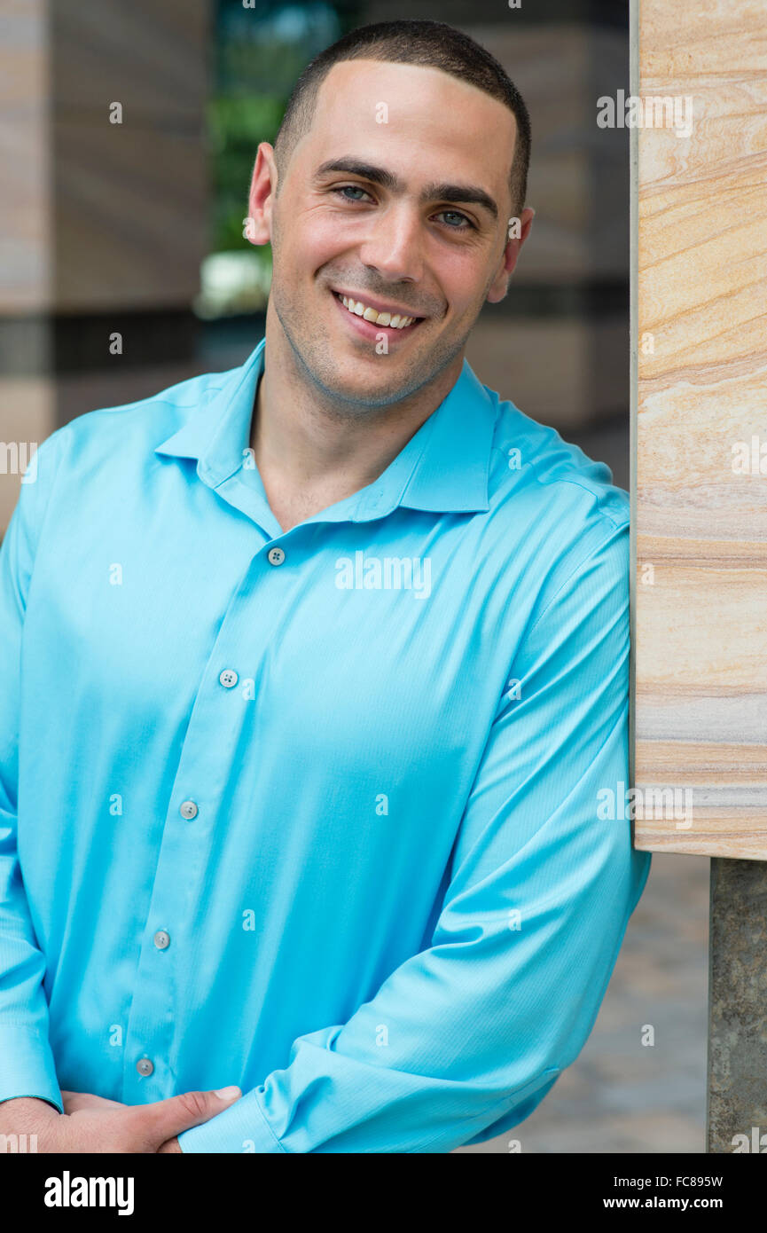 Businessman smiling portrait outdoor hi-res stock photography and ...