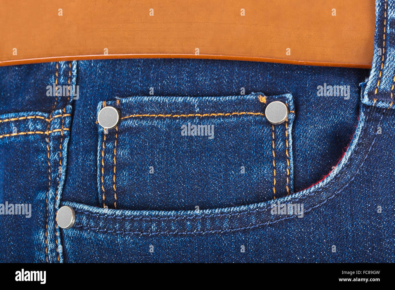 Pocket on jeans Stock Photo - Alamy