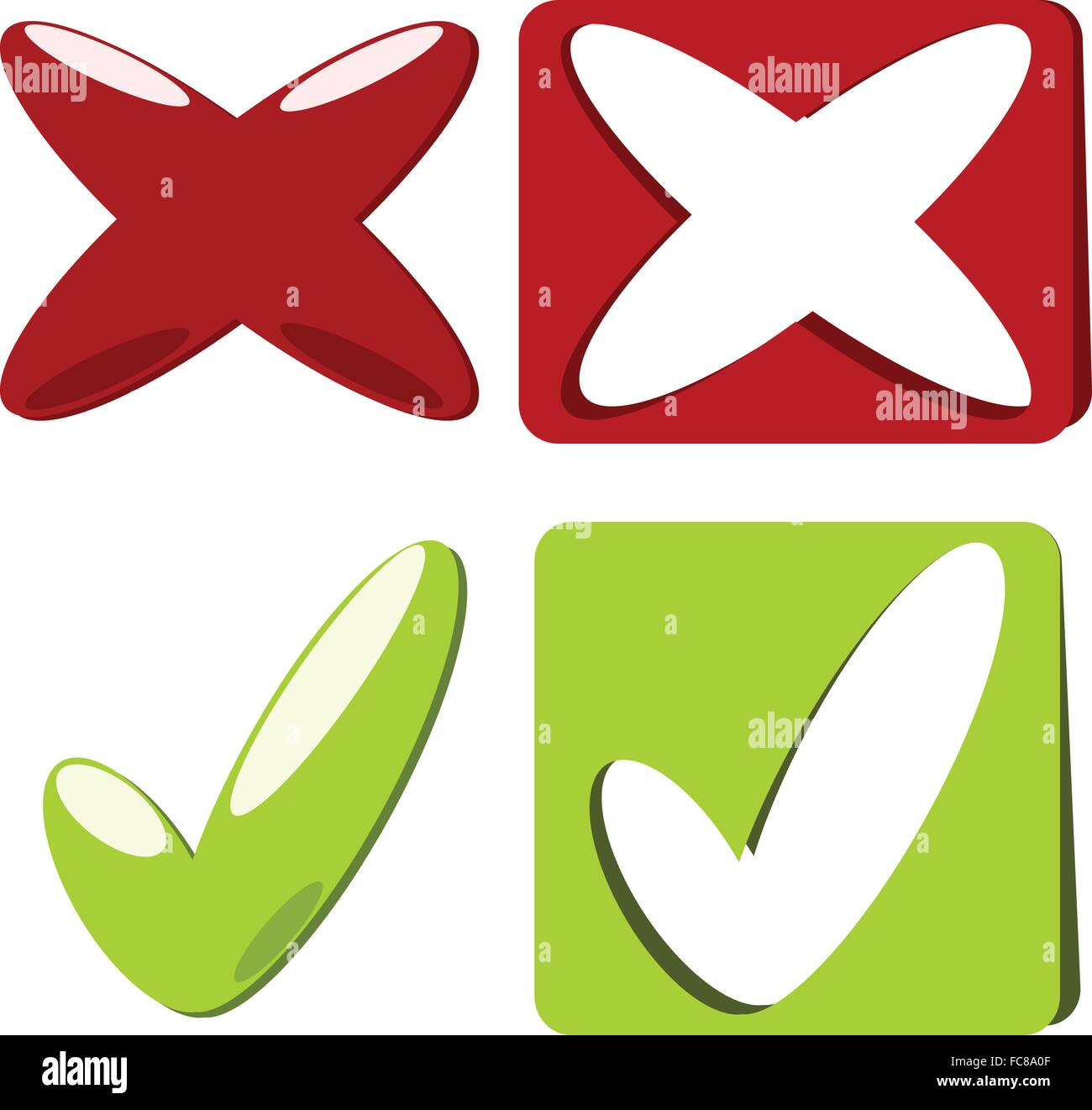 Accept or reject Stock Vector Images - Alamy
