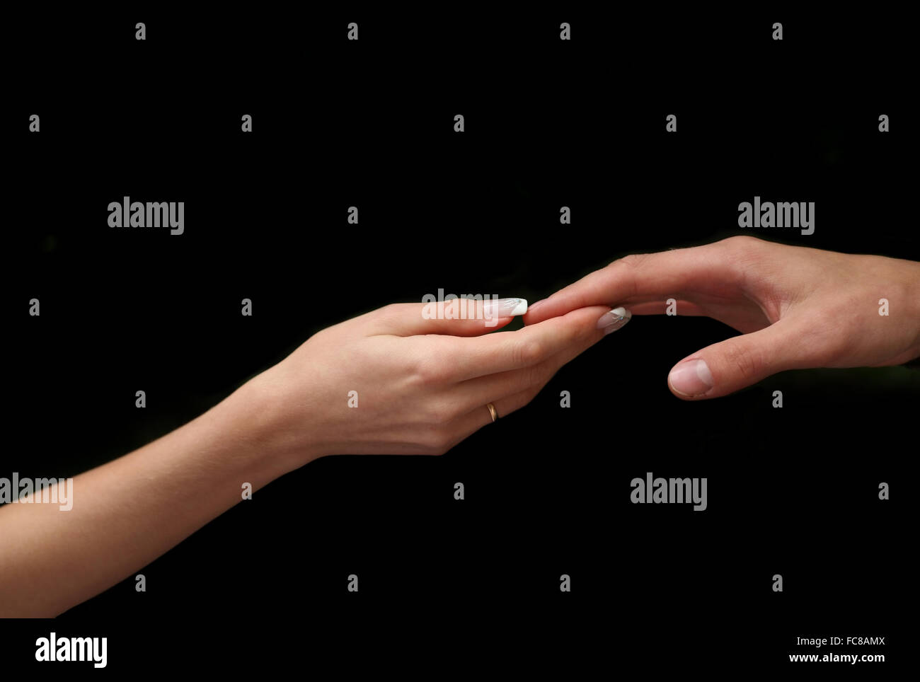 I am afraid to touch Stock Photo - Alamy