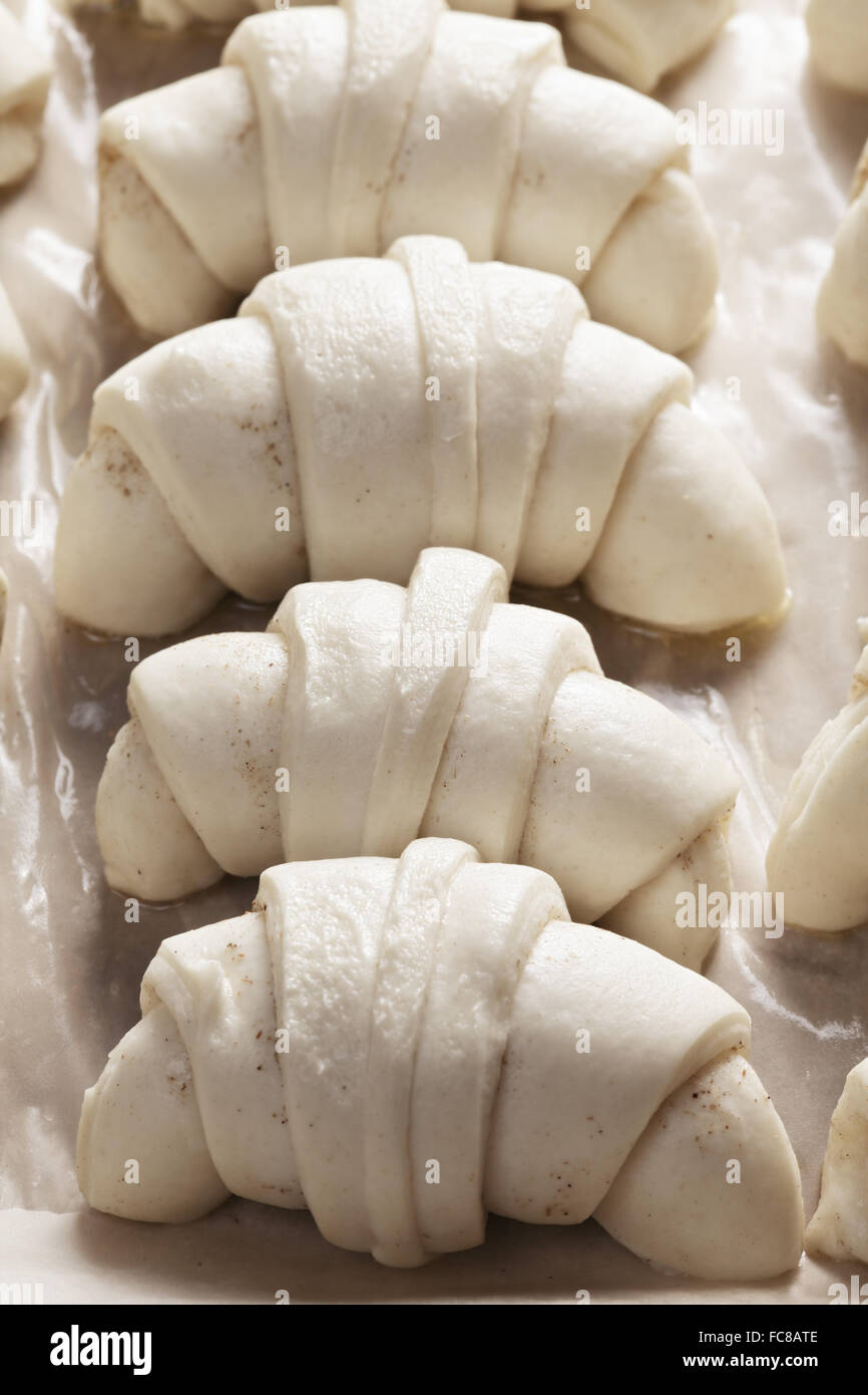 Uncooked croissant bakery pastry hi-res stock photography and images ...