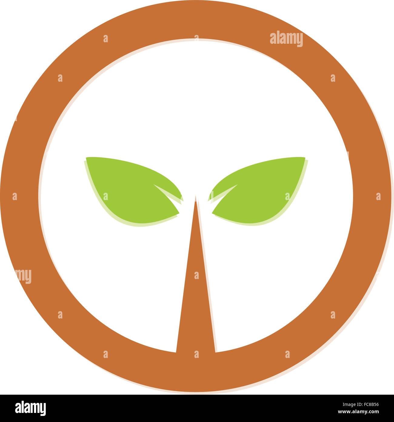 Nature of symbol green ecology environment concept illustration Stock ...