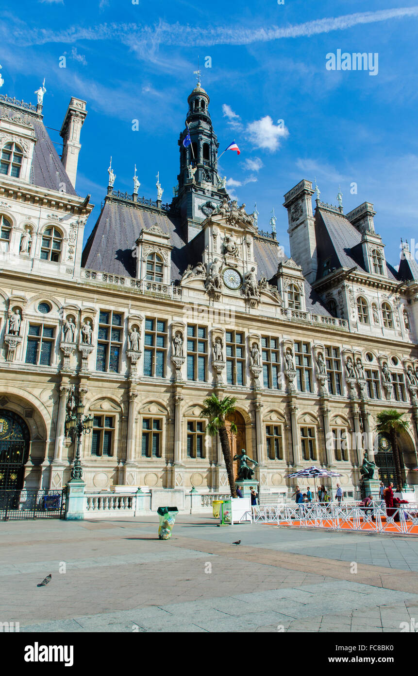Paris - SEPTEMBER 14, 2012: Mayor Office on September 14 in Paris ...