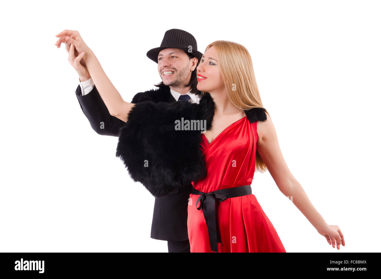 Pair isolated on the white background Stock Photo - Alamy