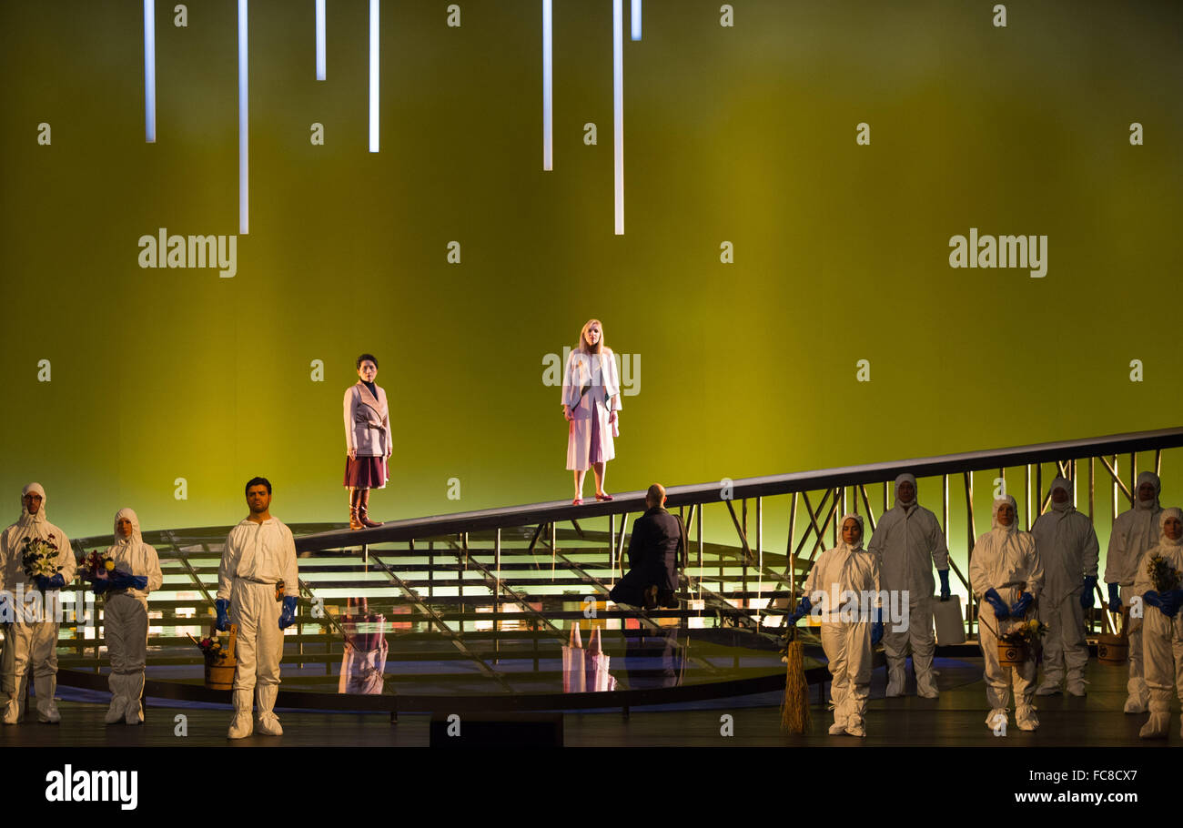 Hamburg, Germany. 20th Jan, 2016. Mihoko Fujimura as Haruko (C, L-R ...