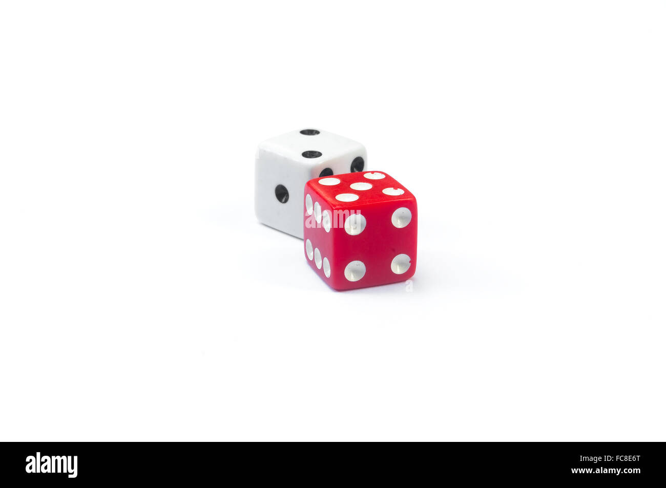 White dice Cut Out Stock Images & Pictures - Alamy