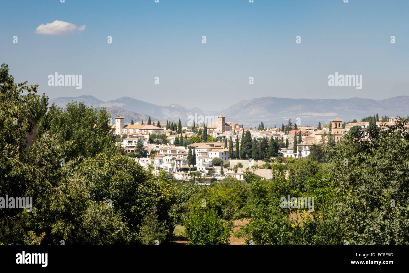 Panoramic granada hi-res stock photography and images - Alamy