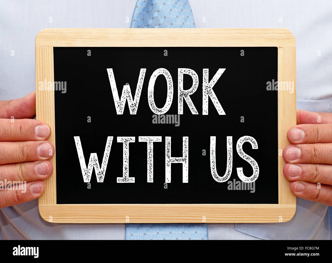 Work with us Stock Photo - Alamy