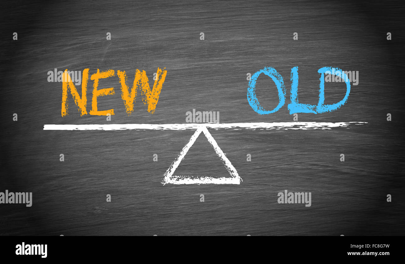 Old vs new comparison hi-res stock photography and images - Alamy