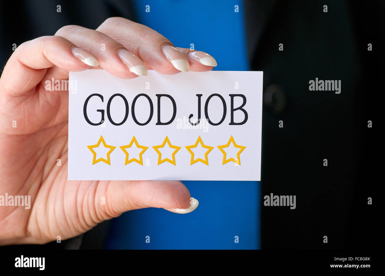 Good Job - Five Stars Stock Photo - Alamy