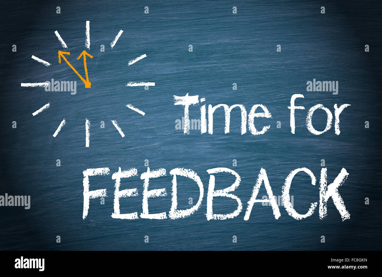 Time for Feedback Stock Photo - Alamy