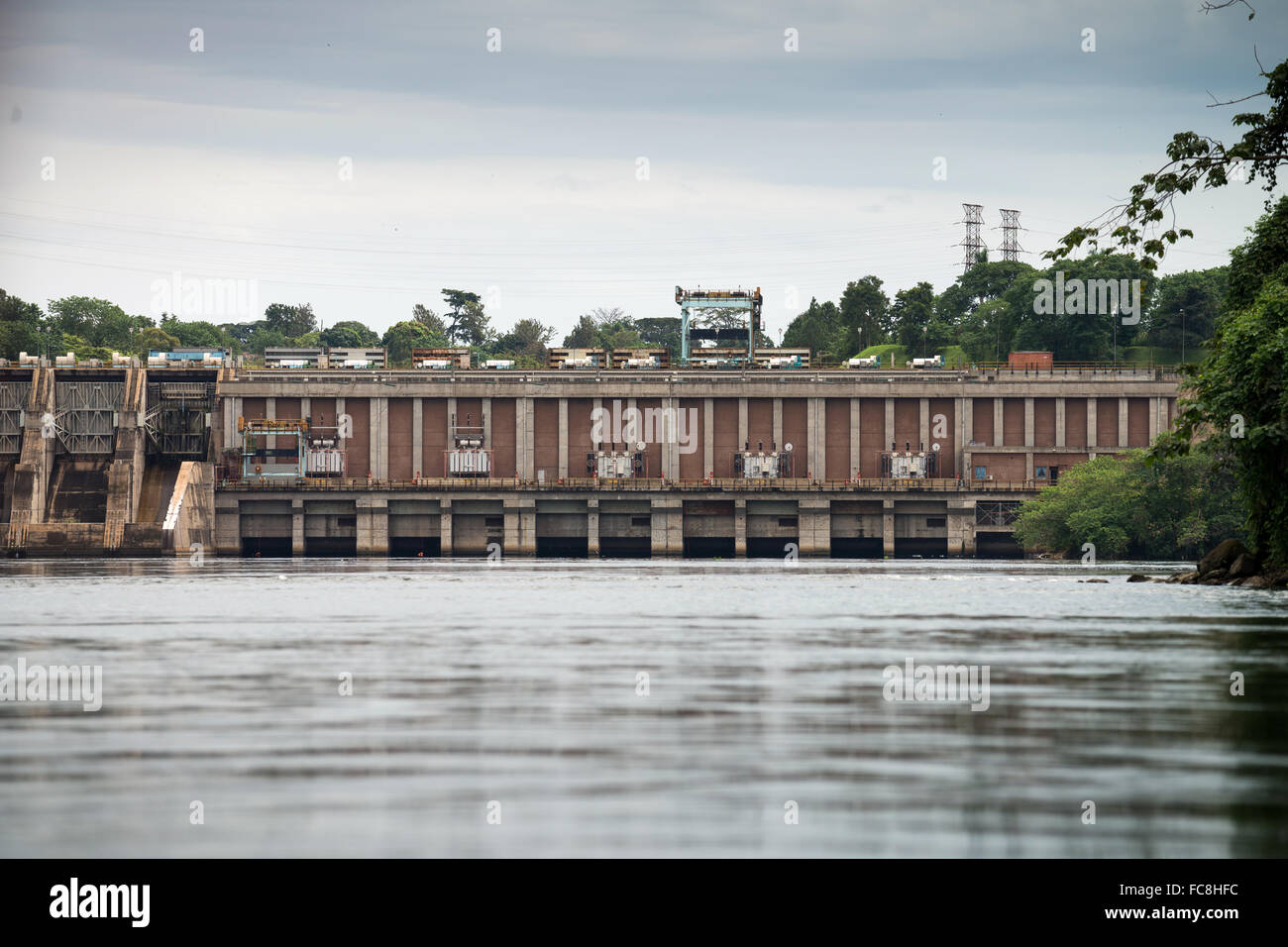 The Dam at Bujagali Falls, Jinja, Uganda, Africa Stock Photo - Alamy
