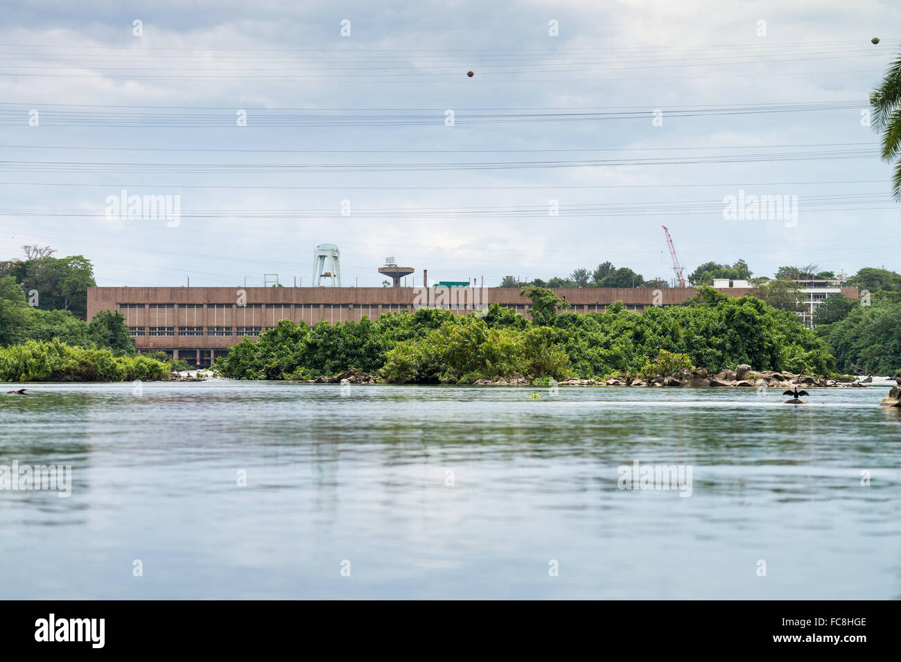 The Dam at Bujagali Falls, Jinja, Uganda, Africa Stock Photo - Alamy
