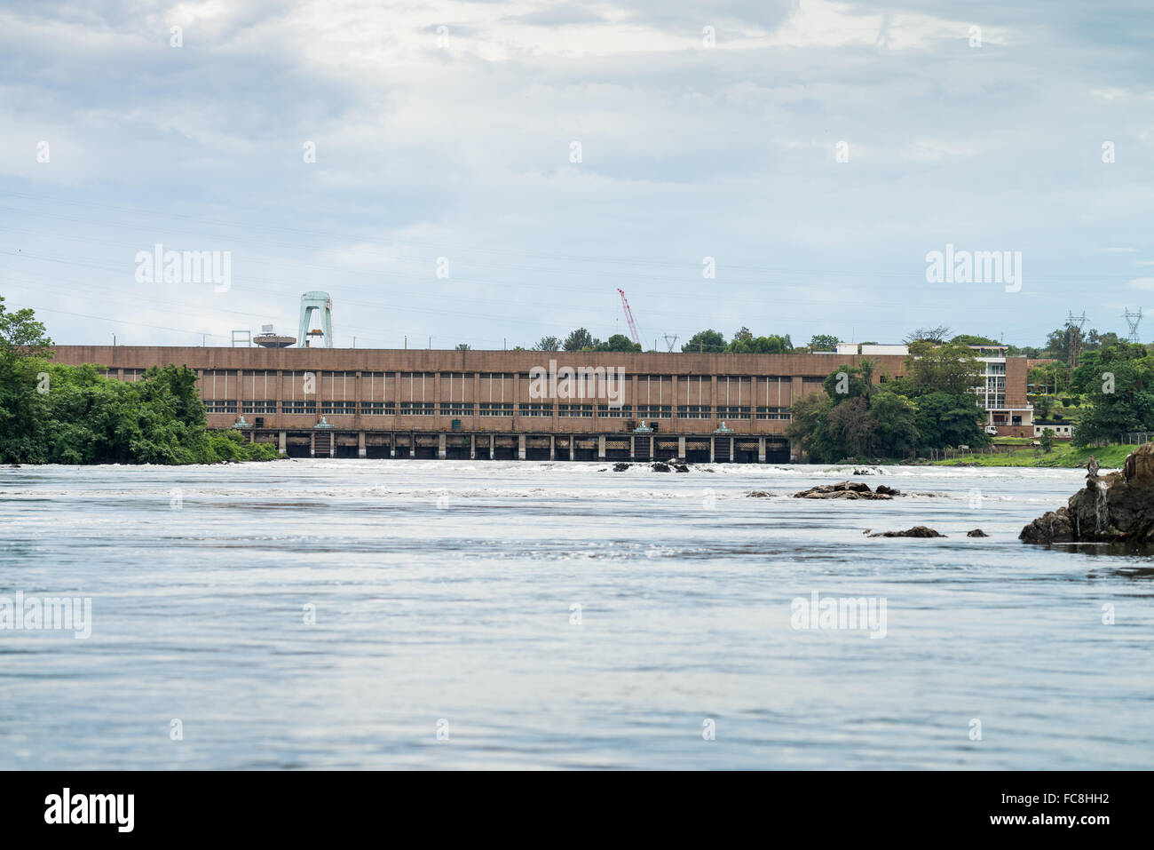 The Dam at Bujagali Falls, Jinja, Uganda, Africa Stock Photo - Alamy