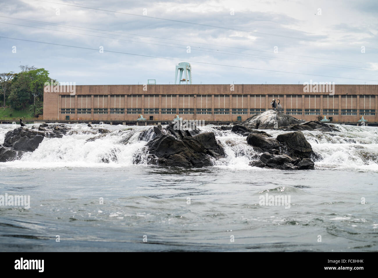 The Dam at Bujagali Falls, Jinja, Uganda, Africa Stock Photo - Alamy