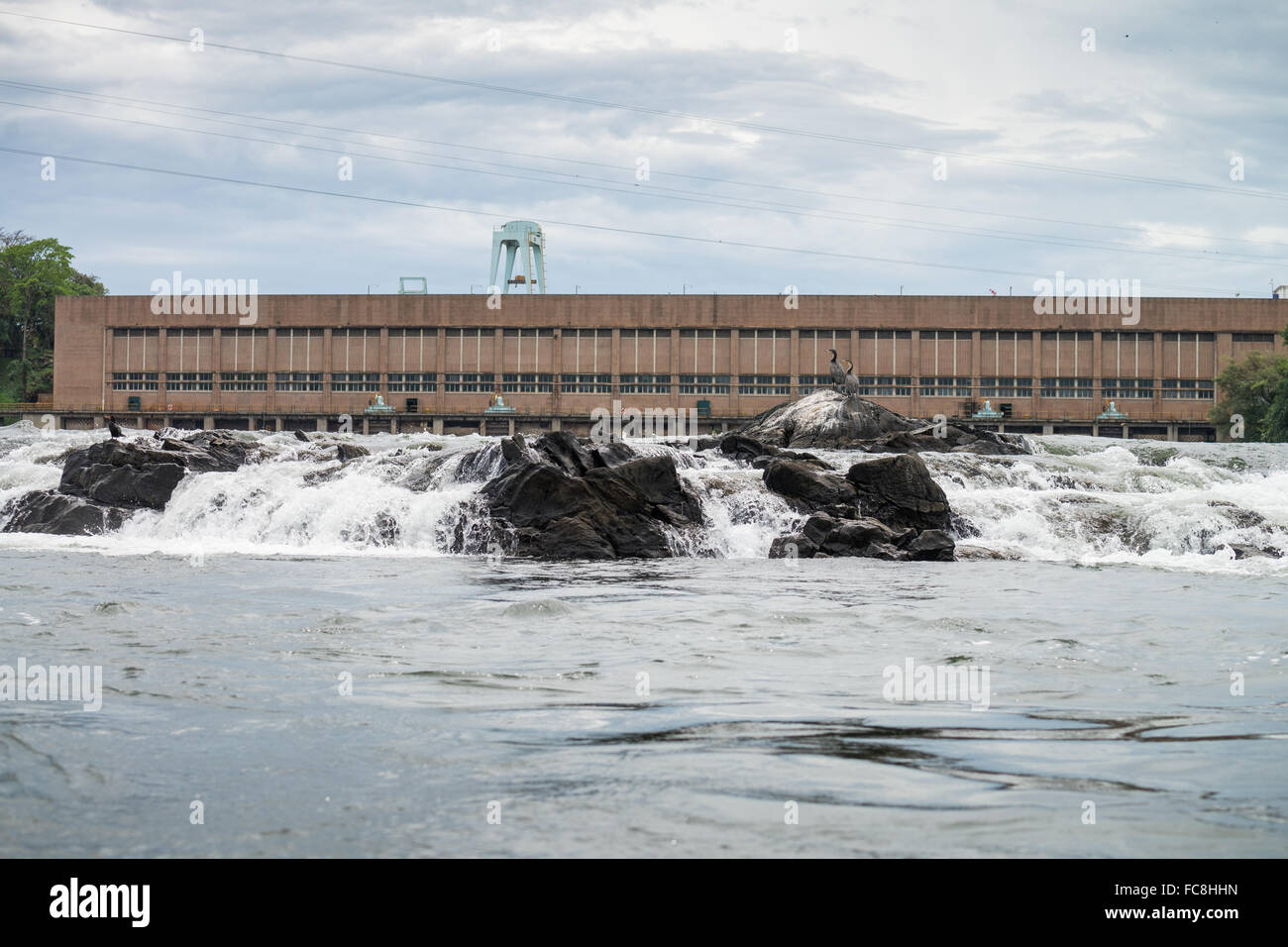 The Dam at Bujagali Falls, Jinja, Uganda, Africa Stock Photo - Alamy