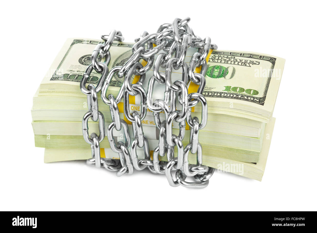 Money paper chain Cut Out Stock Images & Pictures - Alamy