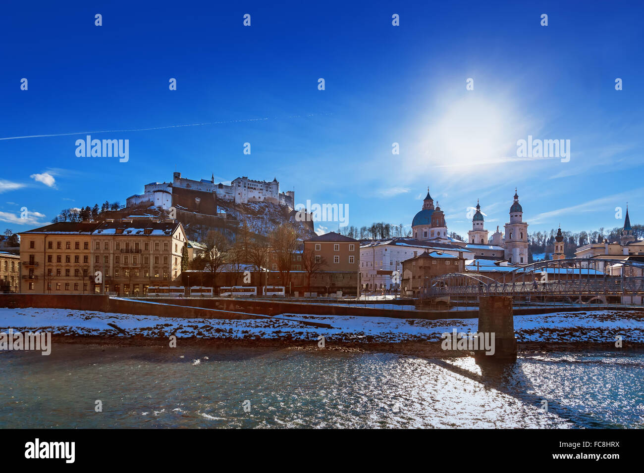 Austria sun street tree hi-res stock photography and images - Alamy