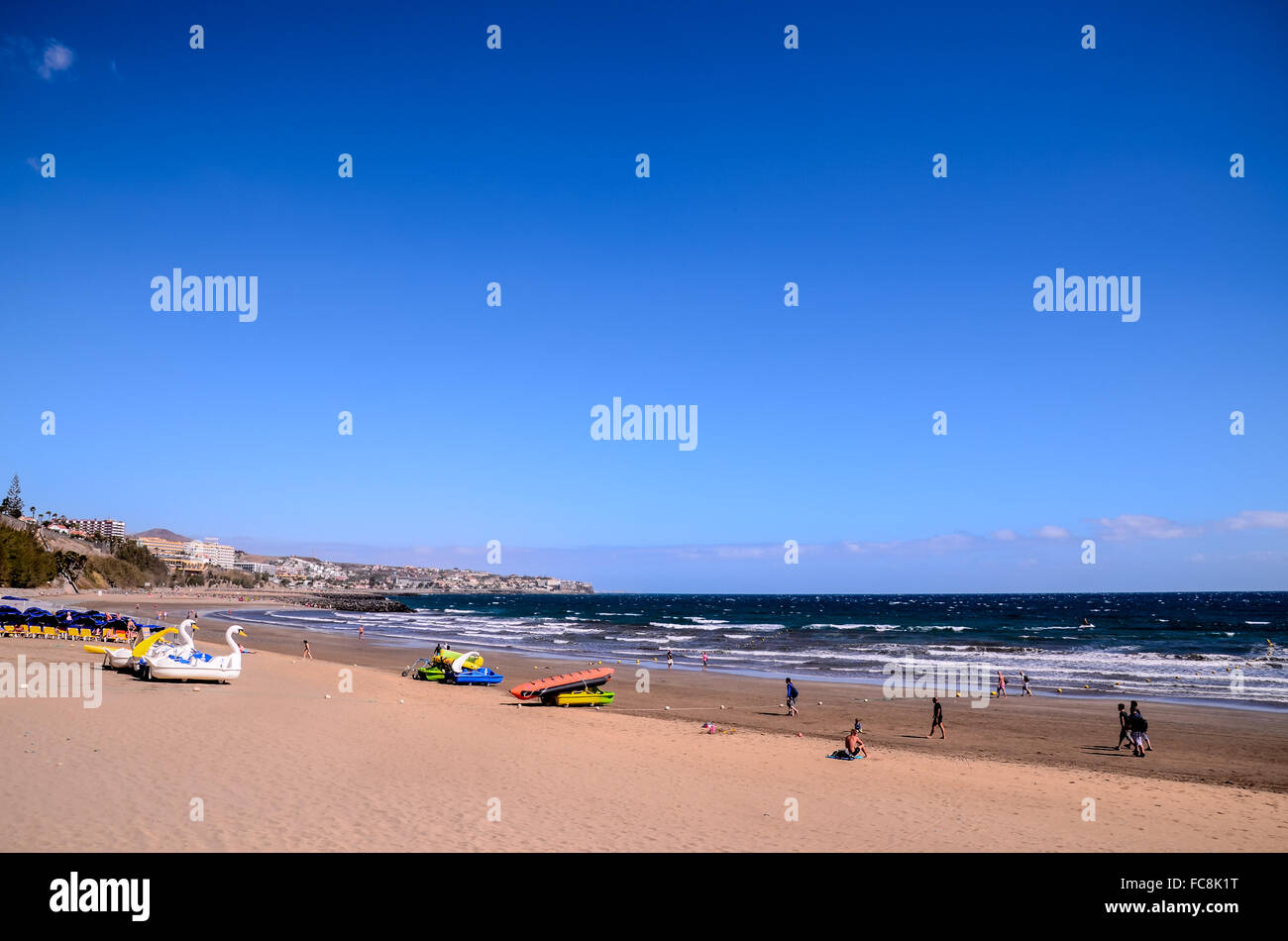 Playa del Ingles Tropical Beach Stock Photo - Alamy
