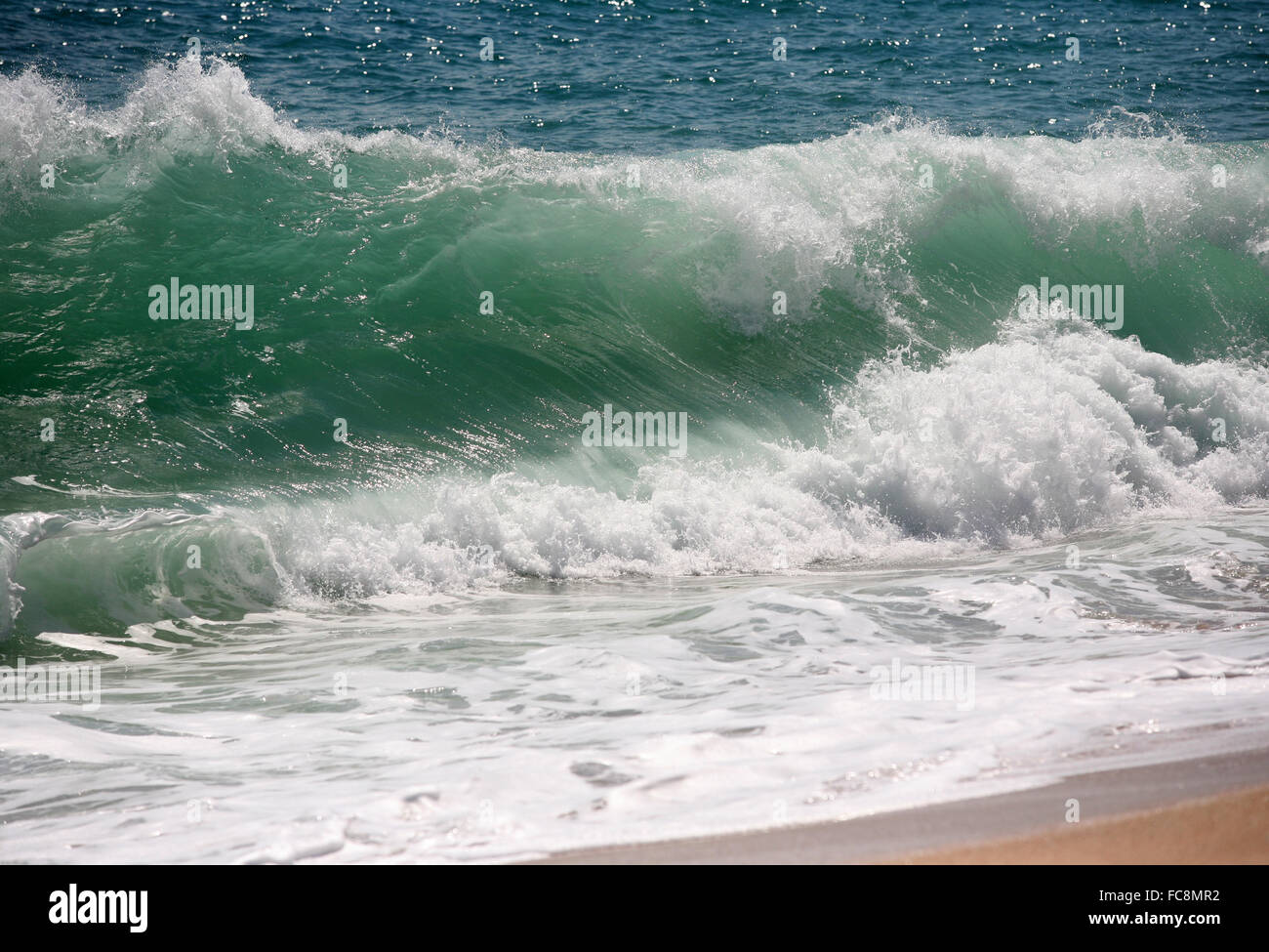 Tsunami wave crashing hi-res stock photography and images - Alamy
