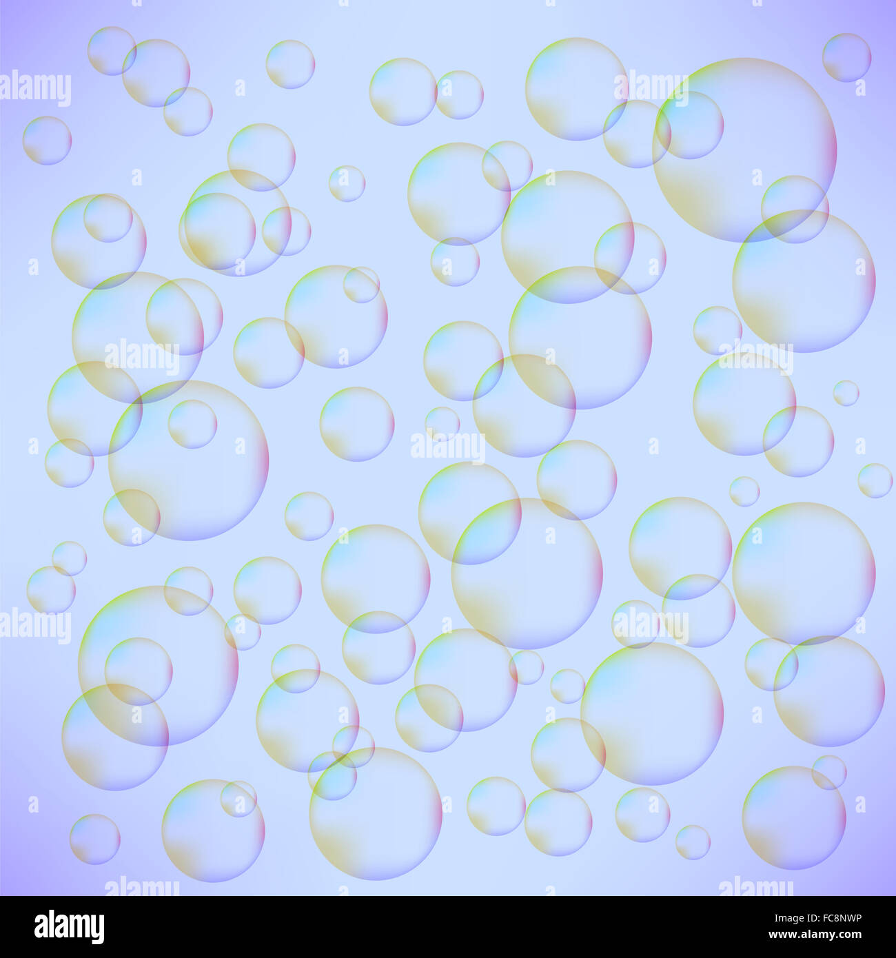 Transparent Colorful Foam Bubbles Stock Photo - Alamy