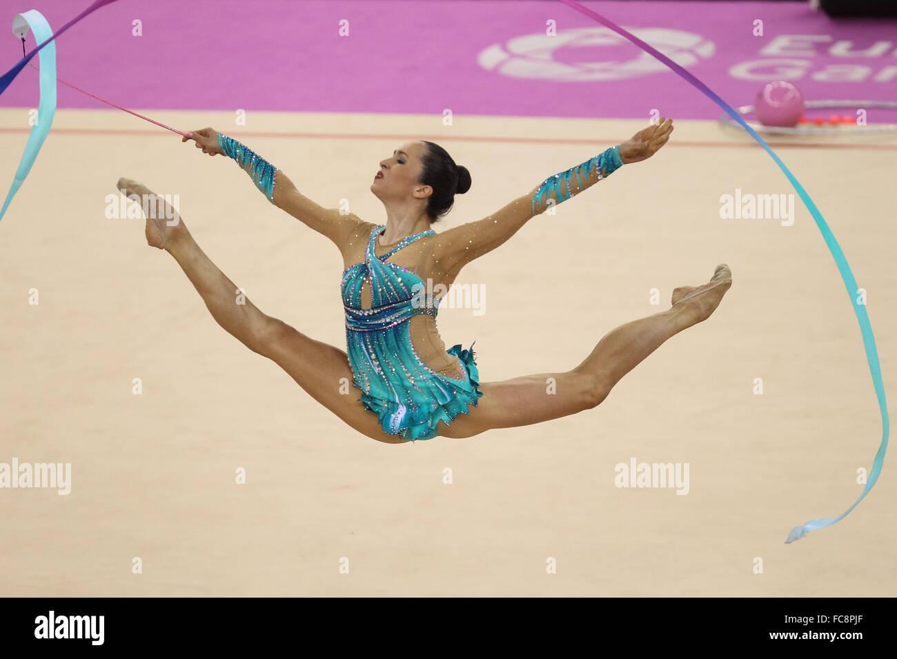 Neta Rivkin (ISR). Women's Rhythmic Gymnastics. National Gymnastics ...