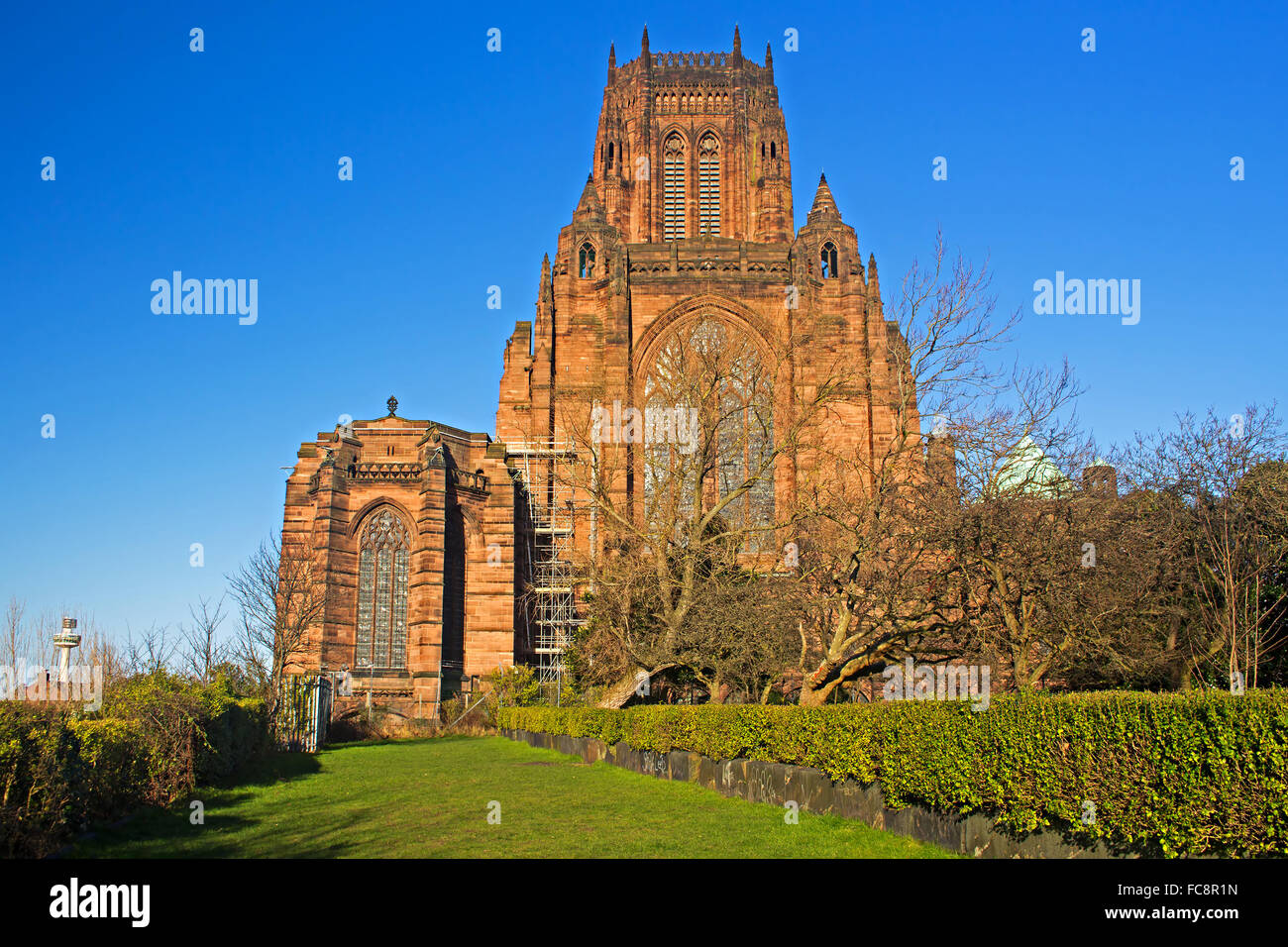 Cathedral Church Of Christ In Liverpool High Resolution Stock ...