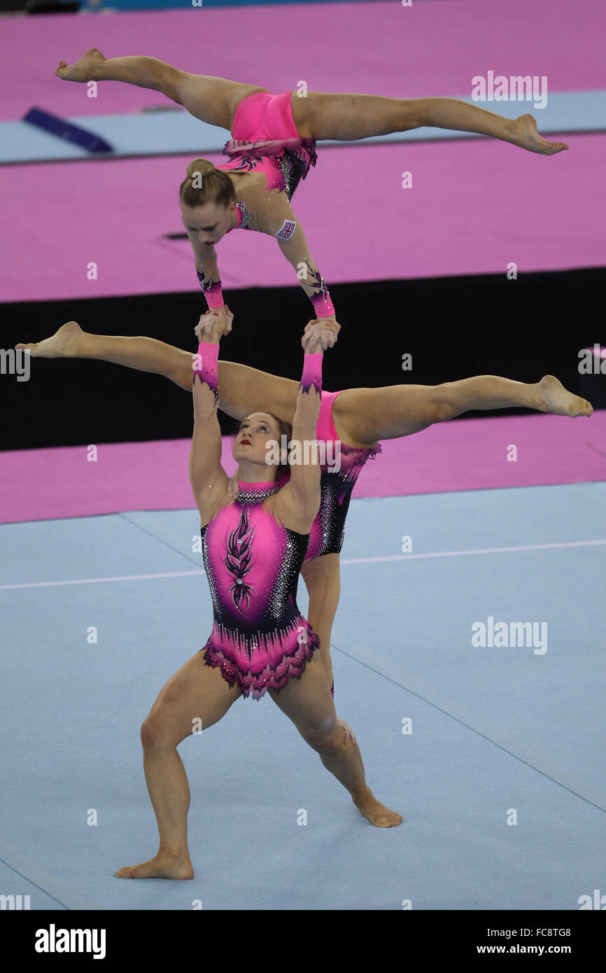 Great Britain. Women's Group All-Around Acrobatic Gymnastics. National ...