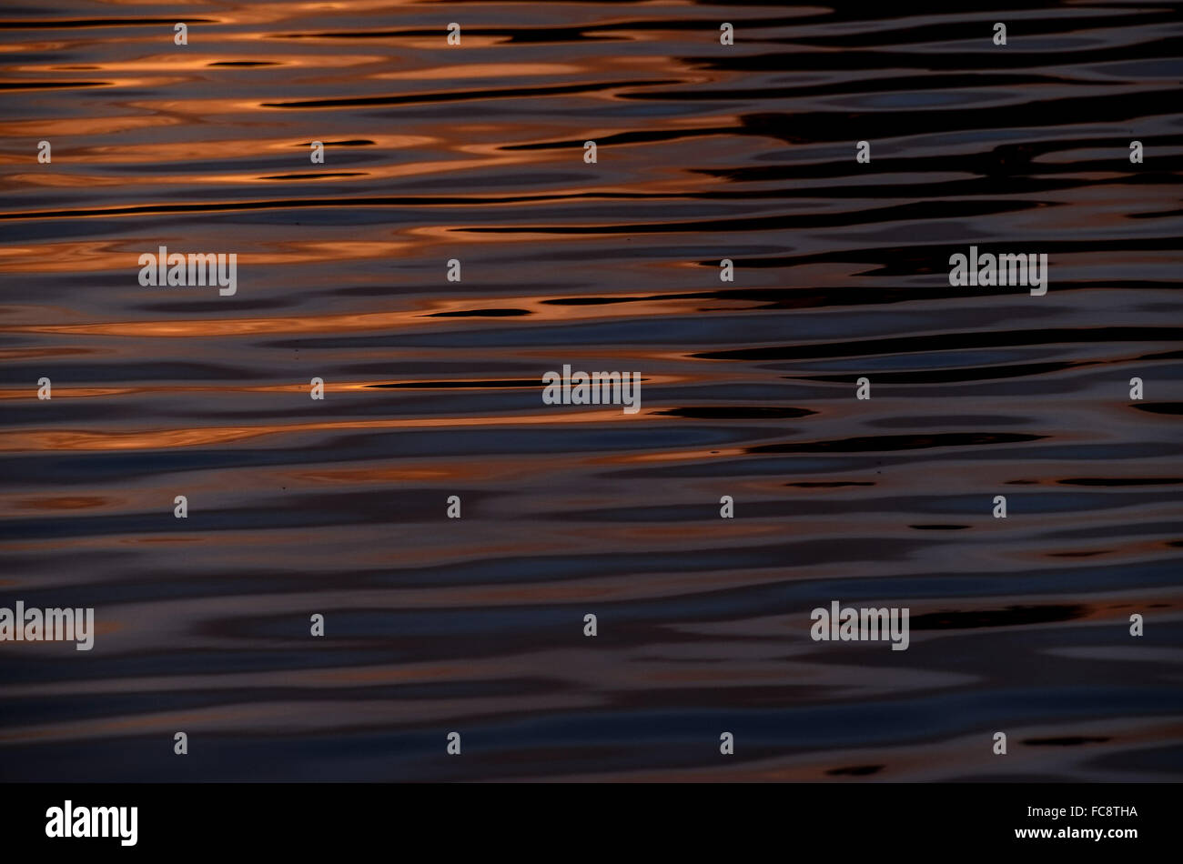Sunset Water Texture Stock Photo - Alamy