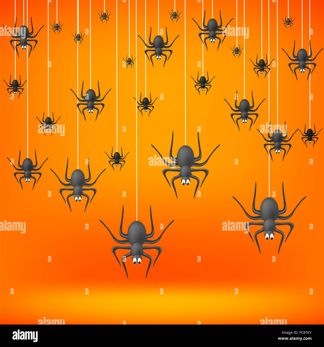 Set od Grey Spiders Stock Photo - Alamy