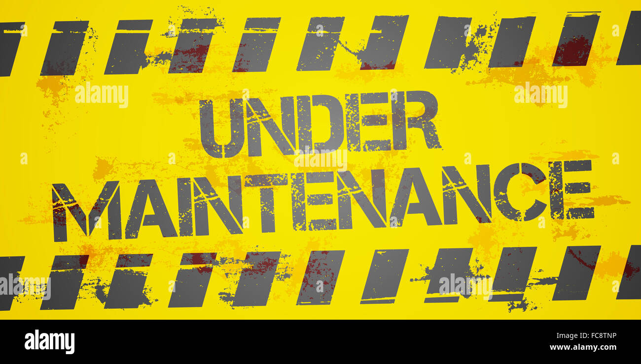 Under maintenance hi-res stock photography and images - Alamy