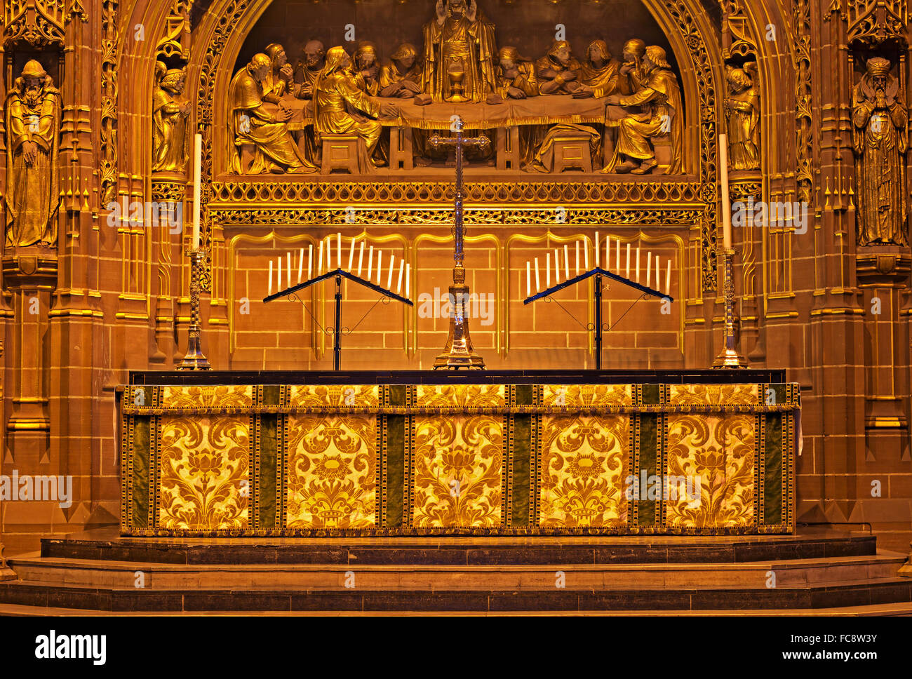The altar of the anglican cathedral hi-res stock photography and images ...