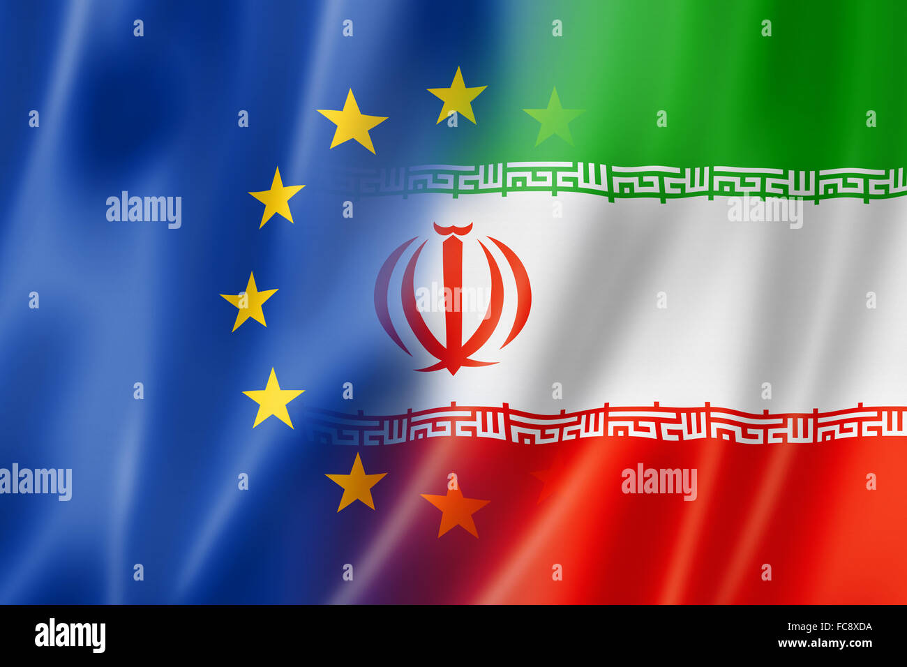 Iran european union flag hi-res stock photography and images - Alamy