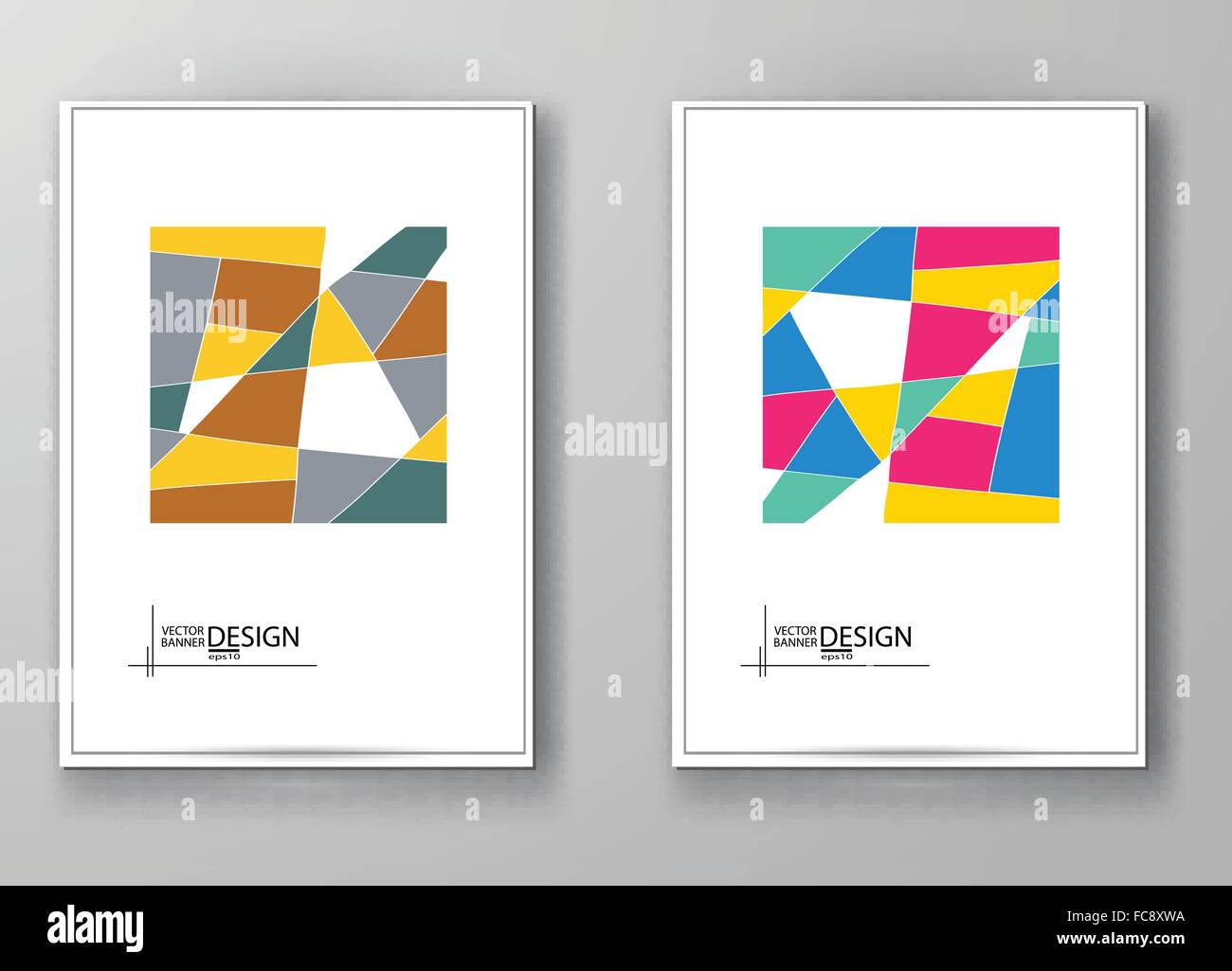 Set of abstract design templates Stock Vector Image & Art - Alamy