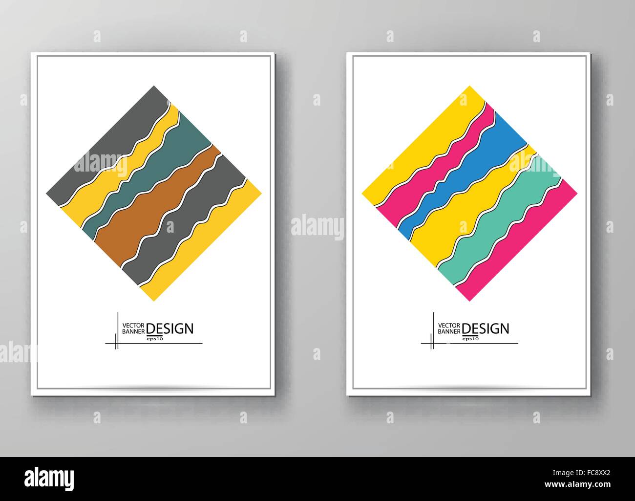 Set of abstract design templates Stock Vector Image & Art - Alamy