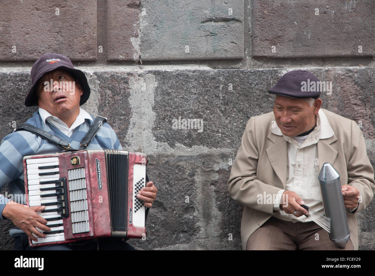 Indigenous people playing musical instruments hi-res stock photography ...