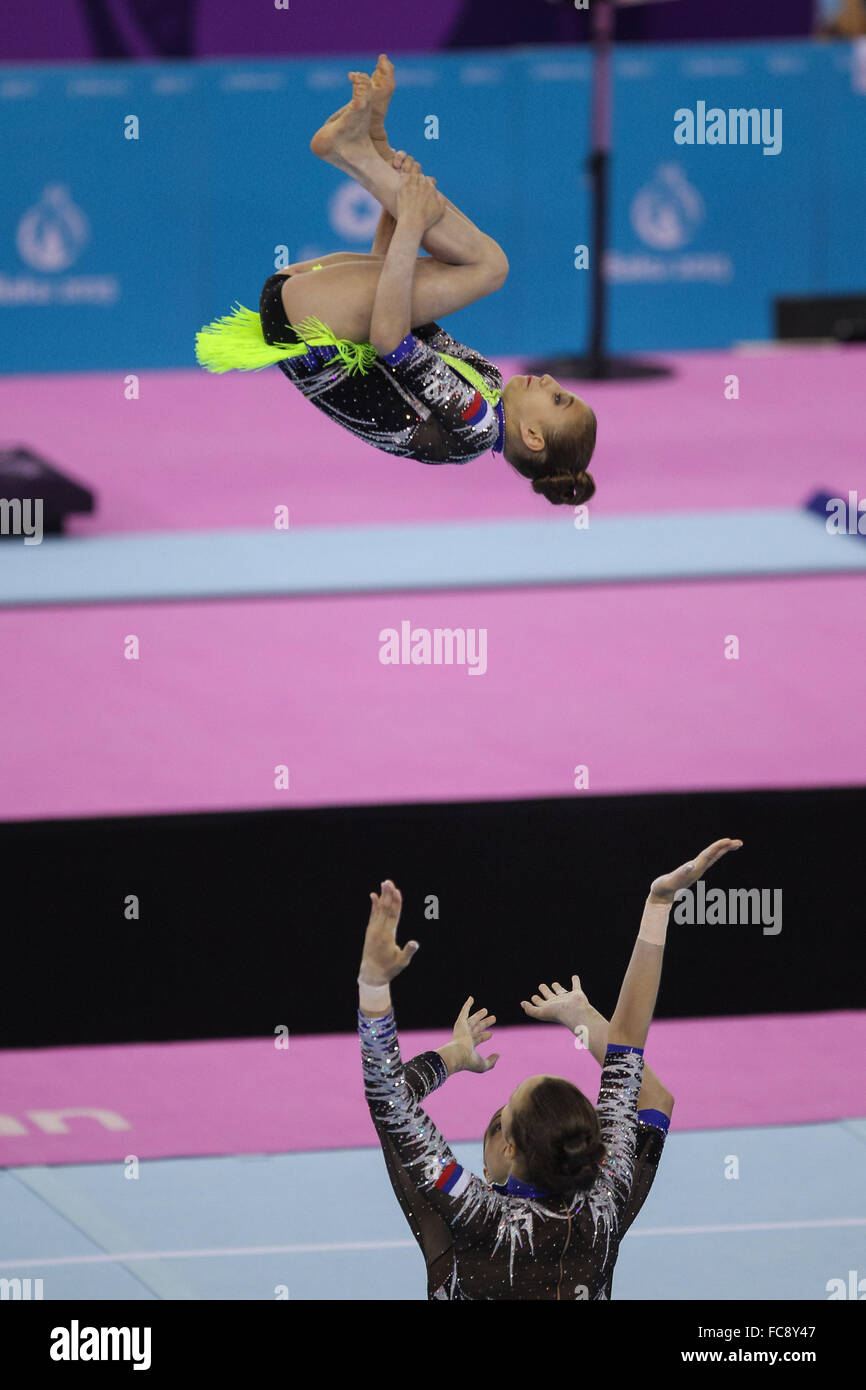 Russia. Women's Group All-Around Acrobatic Gymnastics. National ...