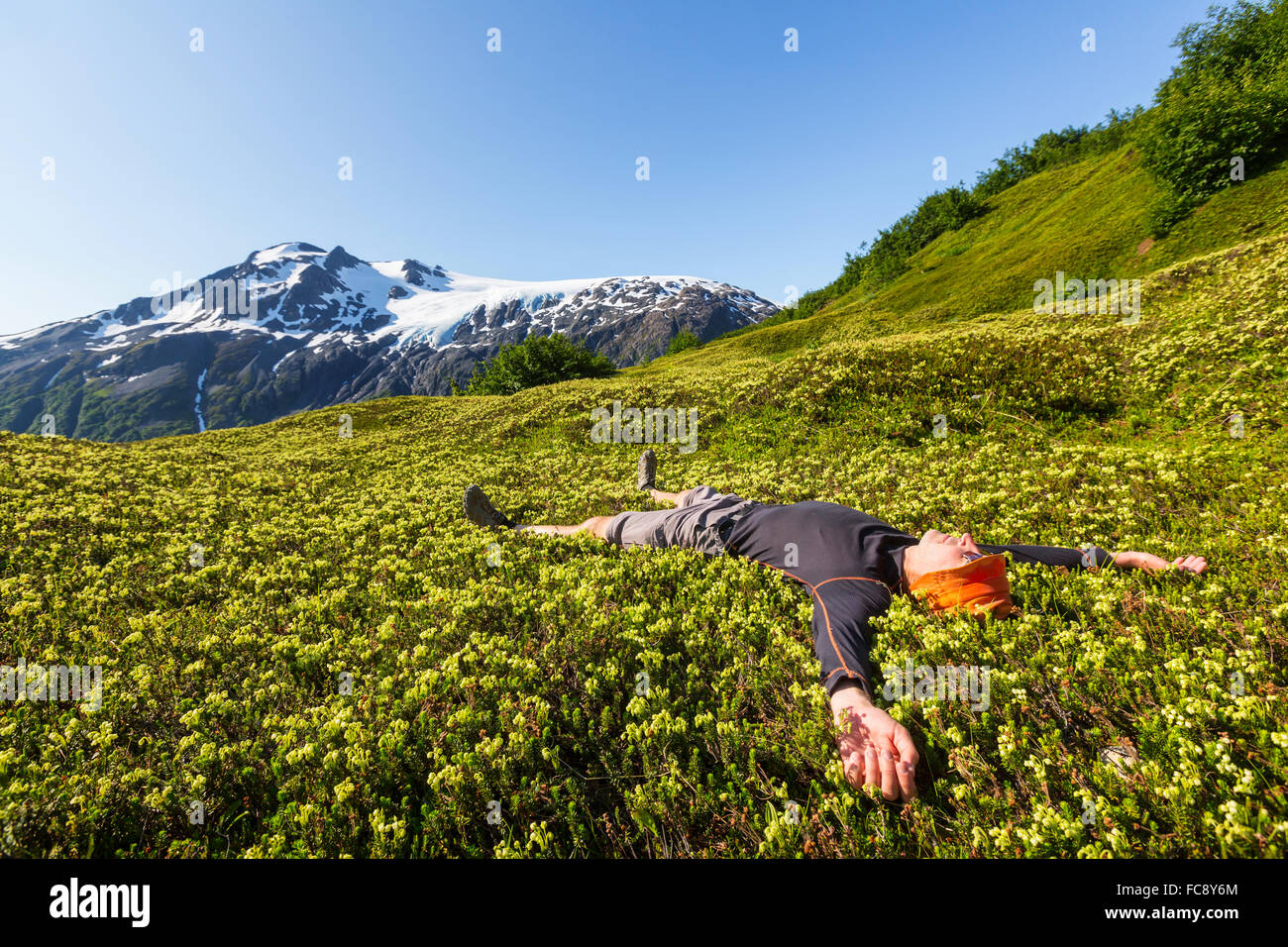Rest in hike Stock Photo - Alamy