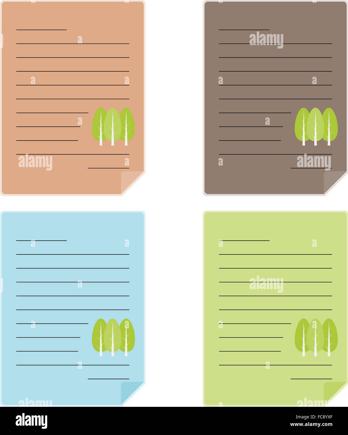 Color paper in the tree style background illustration Stock Vector ...