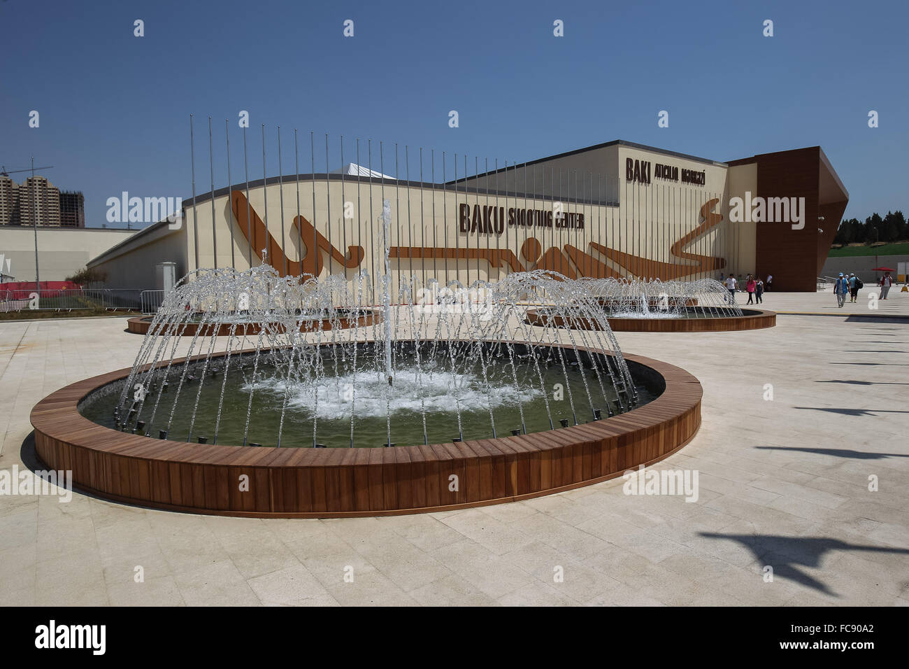 1st european games first fountain azerbaijan baku 2015 hi-res stock ...