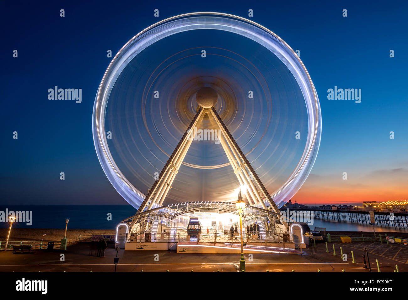 The Brighton Wheel, on the seafront at Brighton Stock Photo - Alamy