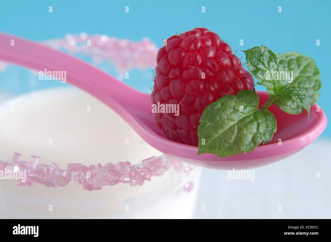 raspberry and milk Stock Photo - Alamy