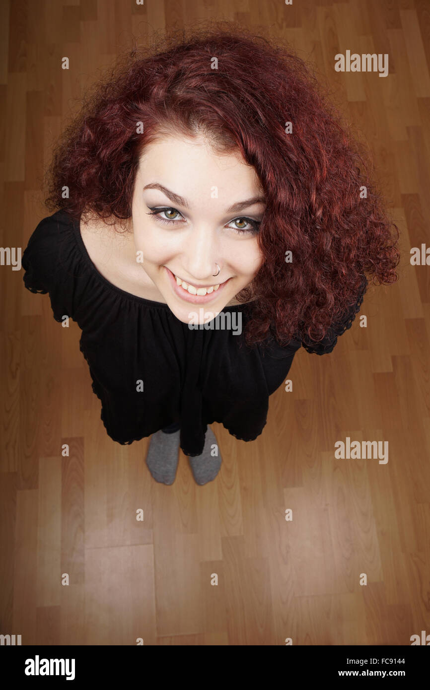 Woman top view dress hi-res stock photography and images - Alamy