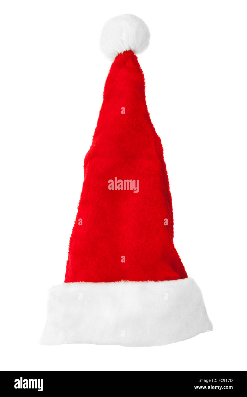 Santa Claus red christmas hat Stock Photo - Alamy