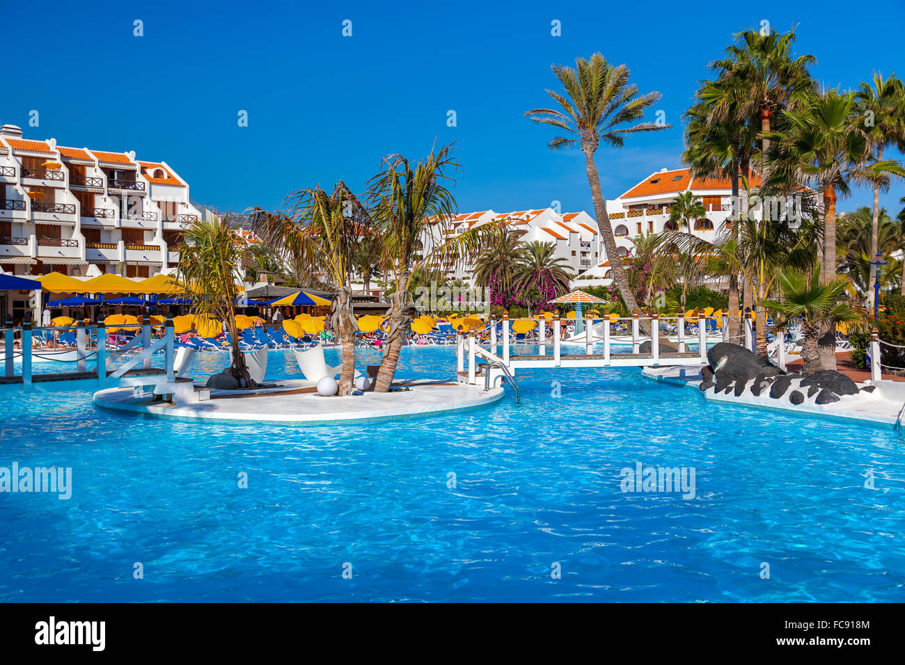 Water pool at Tenerife island Stock Photo - Alamy