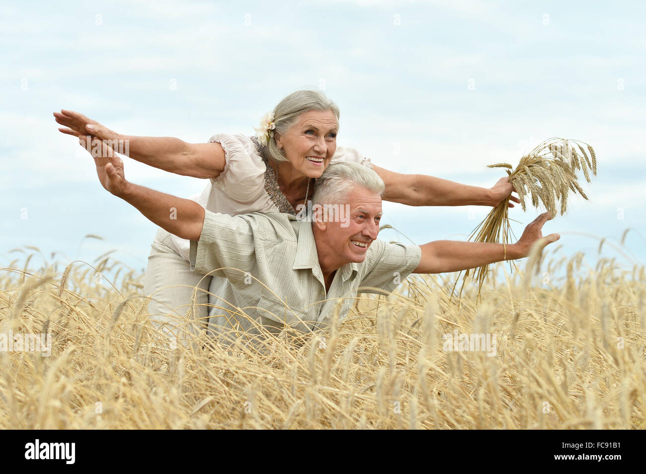 Mature couple calm relax hi-res stock photography and images - Alamy