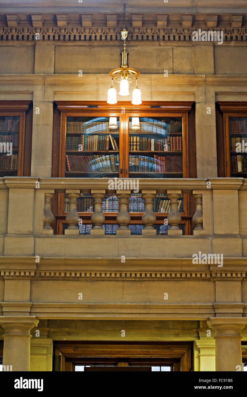The Magnificent Oak Room inside Liverpool Central Library Stock Photo ...