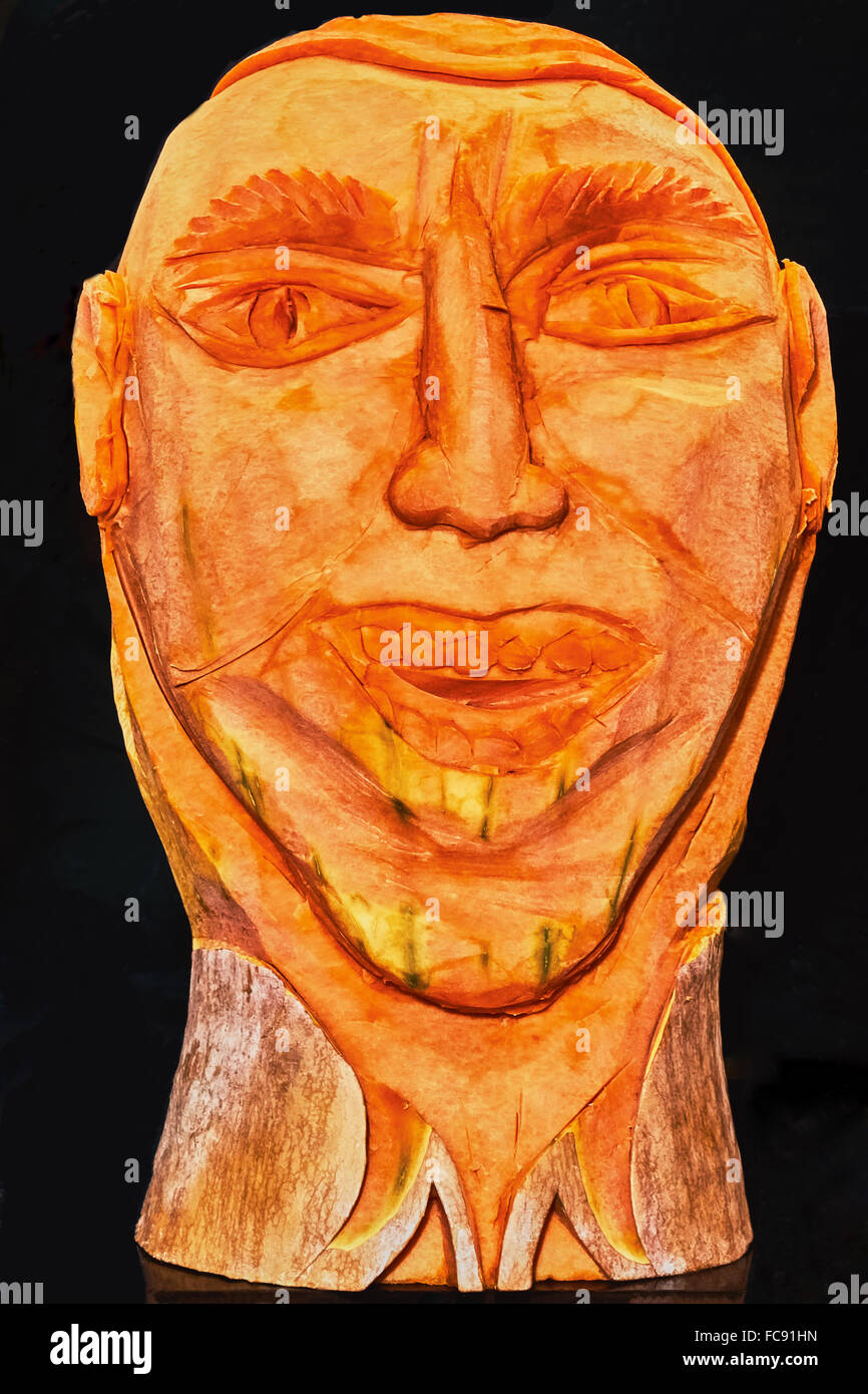 Human figure made of pumpkins Stock Photo - Alamy